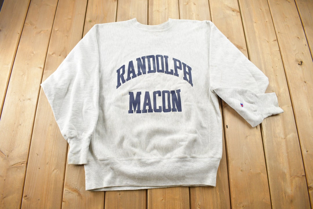 Vintage 1990s Randolph Macon College Collegiate Champion Reverse Weave ...