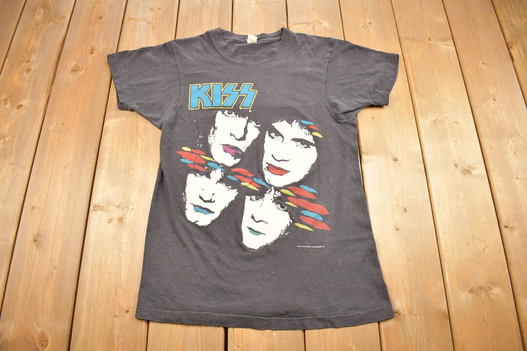 Vintage 1986 KISS Asylum World Wide Tour Band T-shirt / Band Tee / 80s ...