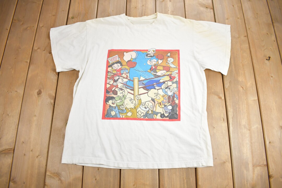 Vintage 1990s Favourite Cartoon Characters Graphic T Shirt / Vintage T ...