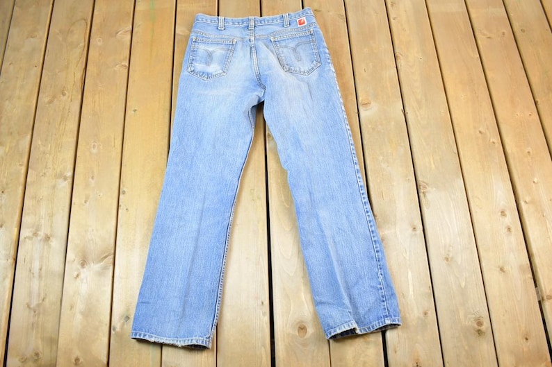 Vintage 1970s GWG Light Wash Denim Jeans Size 32 Xs 30 / Vintage 70s ...