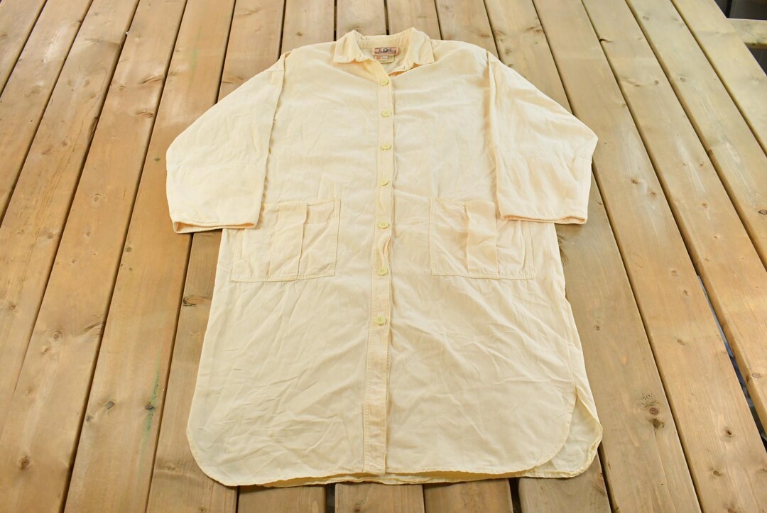 Vintage 1970s Gene Ewing Bis California Garage Mechanic Shop Coat ...