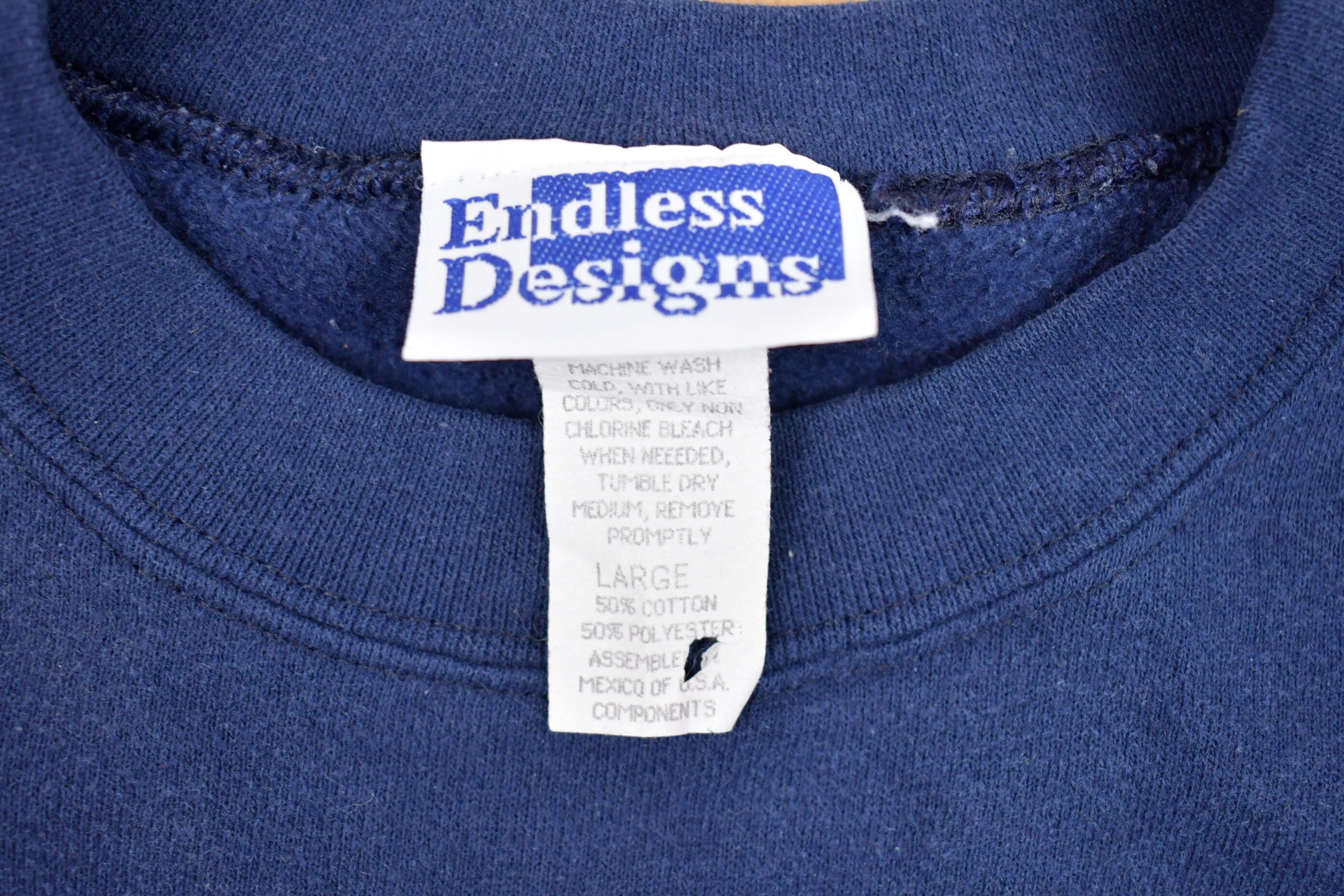 Vintage 1990s Endless Designs Winter Animals Crewneck Sweatshirt / 90s ...
