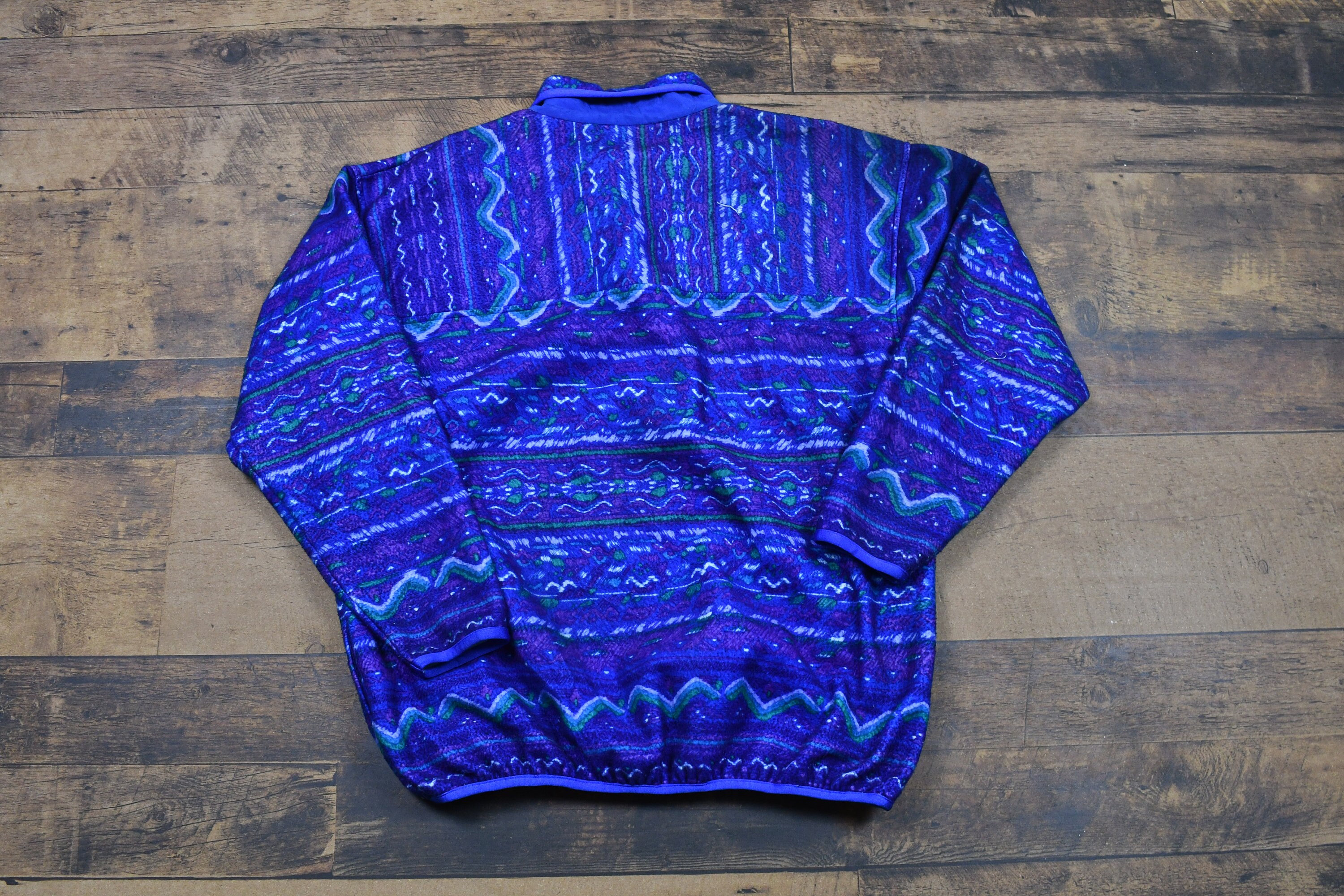 Vintage 1990s Lady Foot Locker All Over Print T-snap Fleece | Etsy