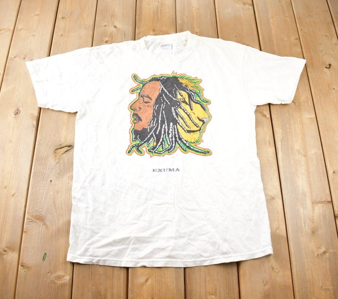 Vintage 1990s Exuma Lion Graphic T-shirt Made in USA Adult L - Etsy