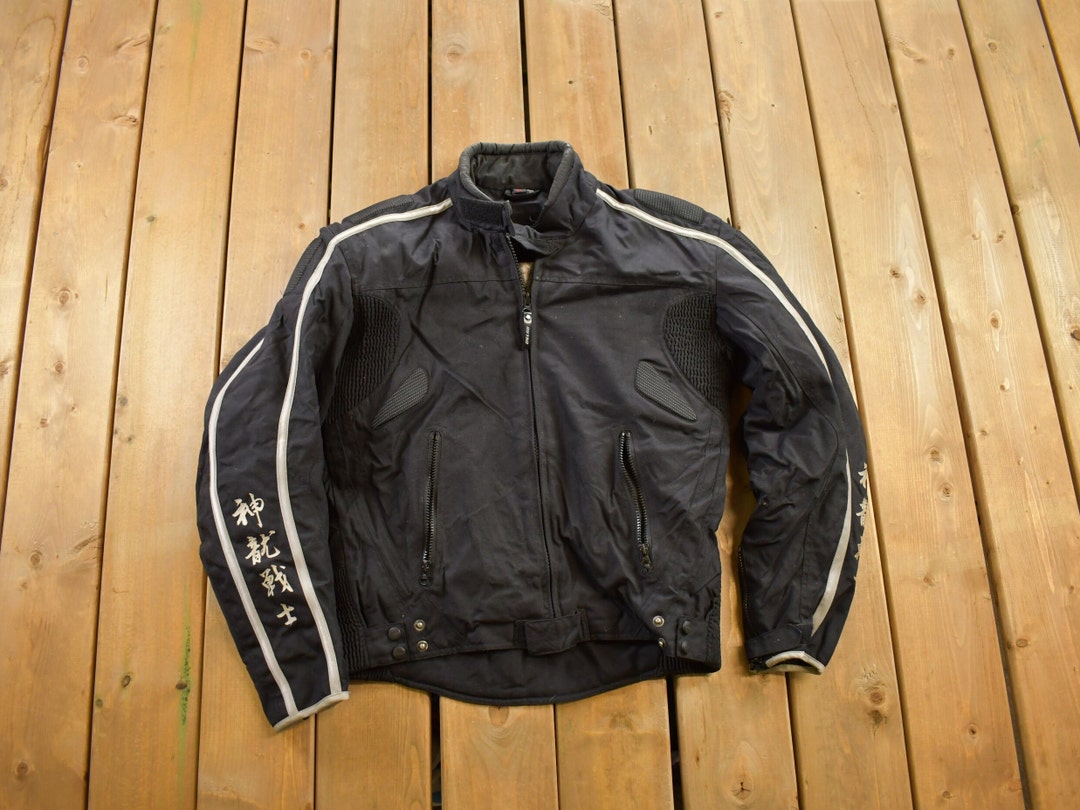 Vintage 1990s Rhyno Motorcycle Jacket / Athleisure Sportswear ...