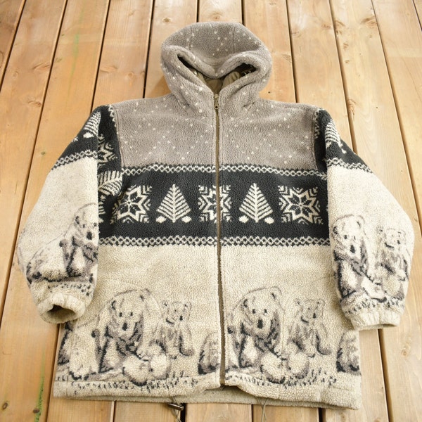 Fleece Polar Bear Jacket - Etsy