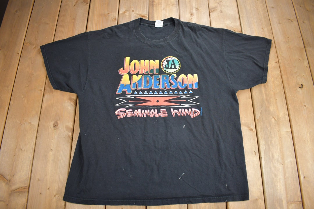 Vintage 1996 John Anderson Seminole Wind Tour T-shirt / Band Tee ...