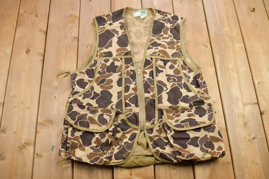 Vintage 1990s Game Winner Duck Camo Vest / Souvenir / Vintage Vest ...