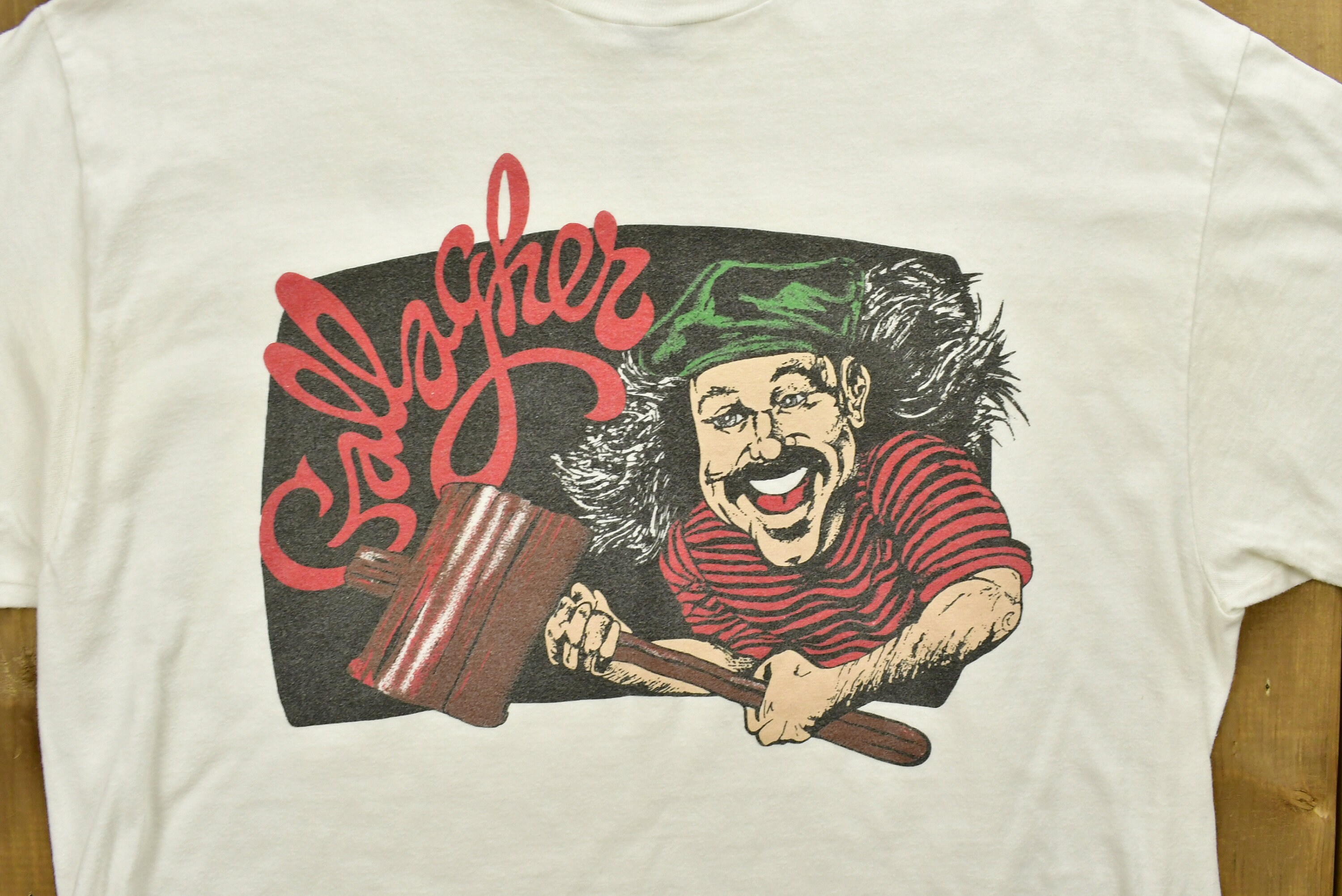 Vintage 90's Gallagher Hammer Graphic T-Shirt sold by Dexter Chapin ...