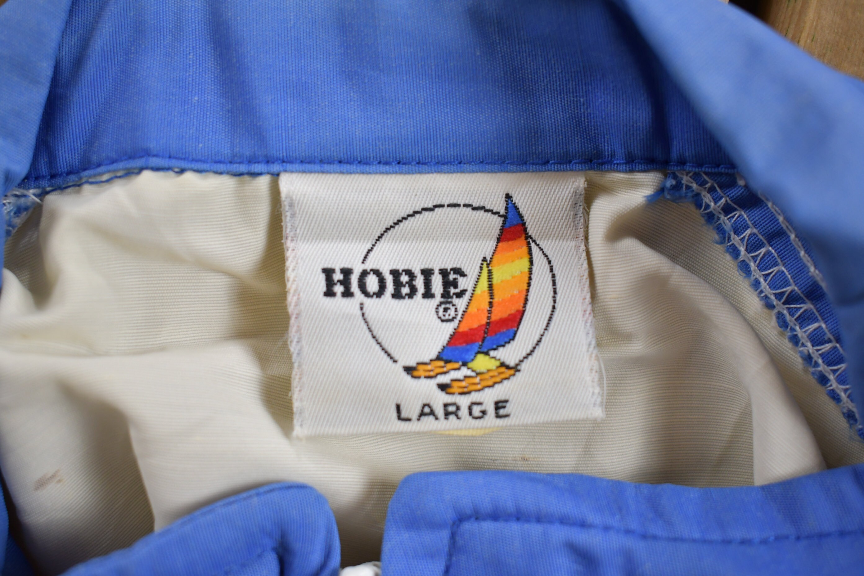Vintage 1980s Hobie Windbreaker Jacket / Streetwear / Light Jacket ...
