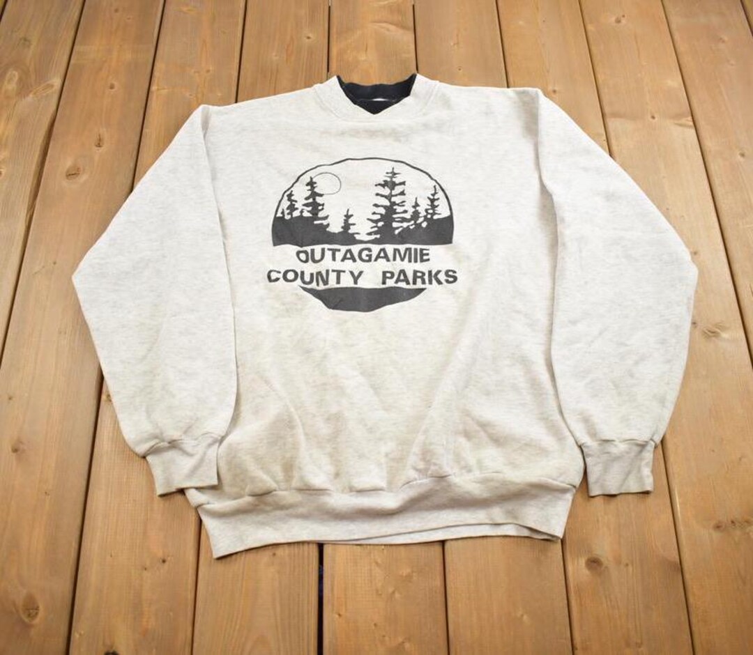Vintage 1980s Outagamie County Parks Souvenir Travel Crewneck ...