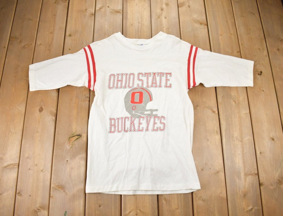 Vintage 1980s Ohio State Buckeyes T-shirt NCAA Americana / Sportswear ...
