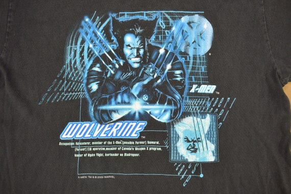 Vintage 2000 Wolverine X-Men Marvel Movie Promo T-shi… - Gem