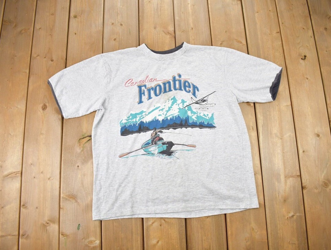 Vintage 1980s Canadian Frontier Souvenir T Shirt / Canada Core ...