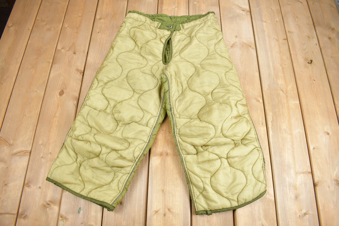 Vintage 1983 Military Cold Weather Liner Pants Size Large Long / Army ...
