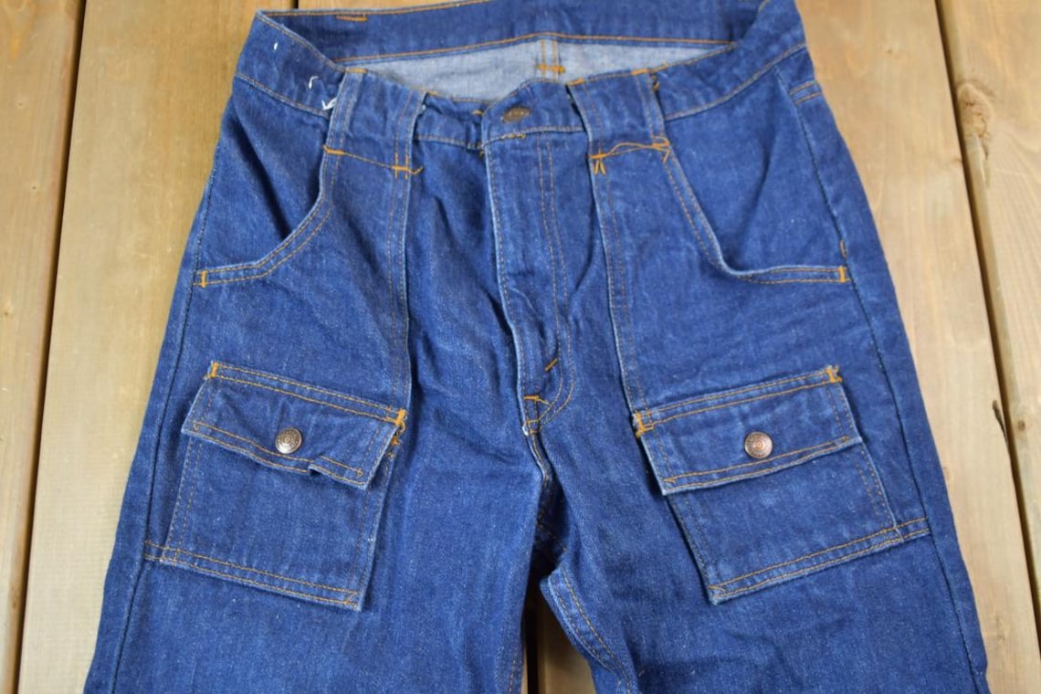Vintage 1970s Levi's Bush Jeans Orange Tab 516 Denim Size 30 X 34 ...