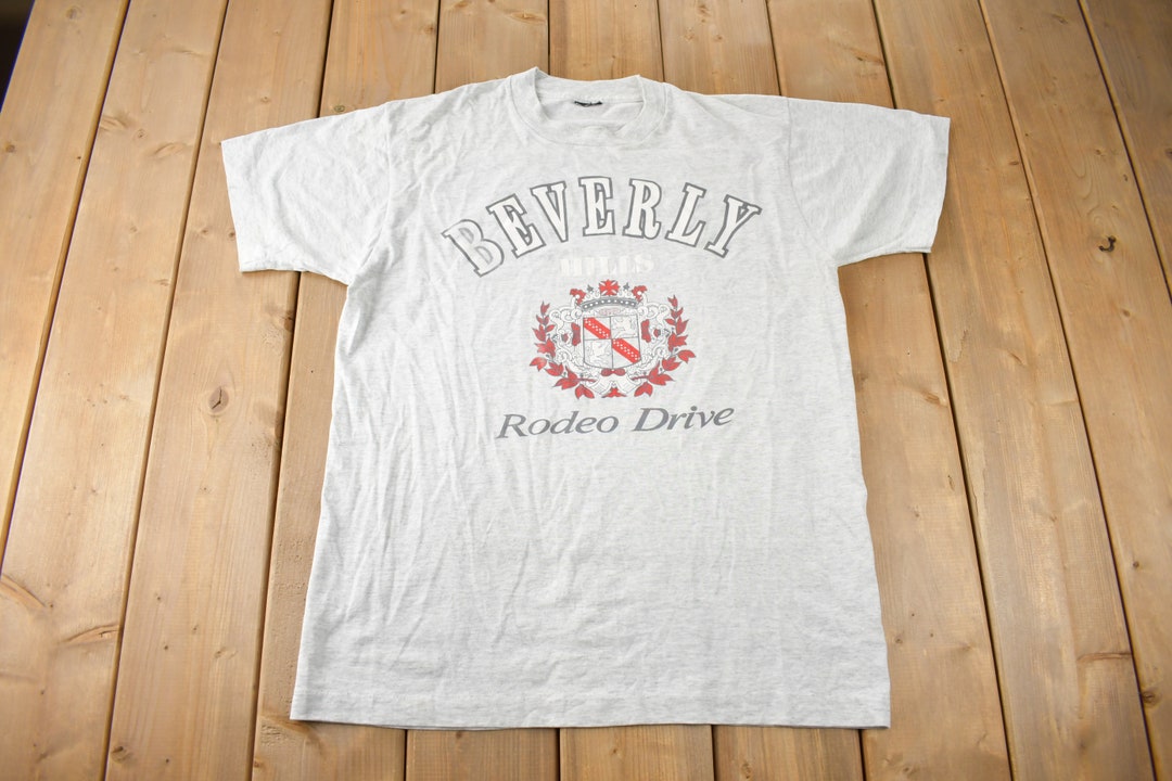 Vintage 1990s Beverly Hills Rodeo Drive Souvenir Travel T Shirt Made in ...