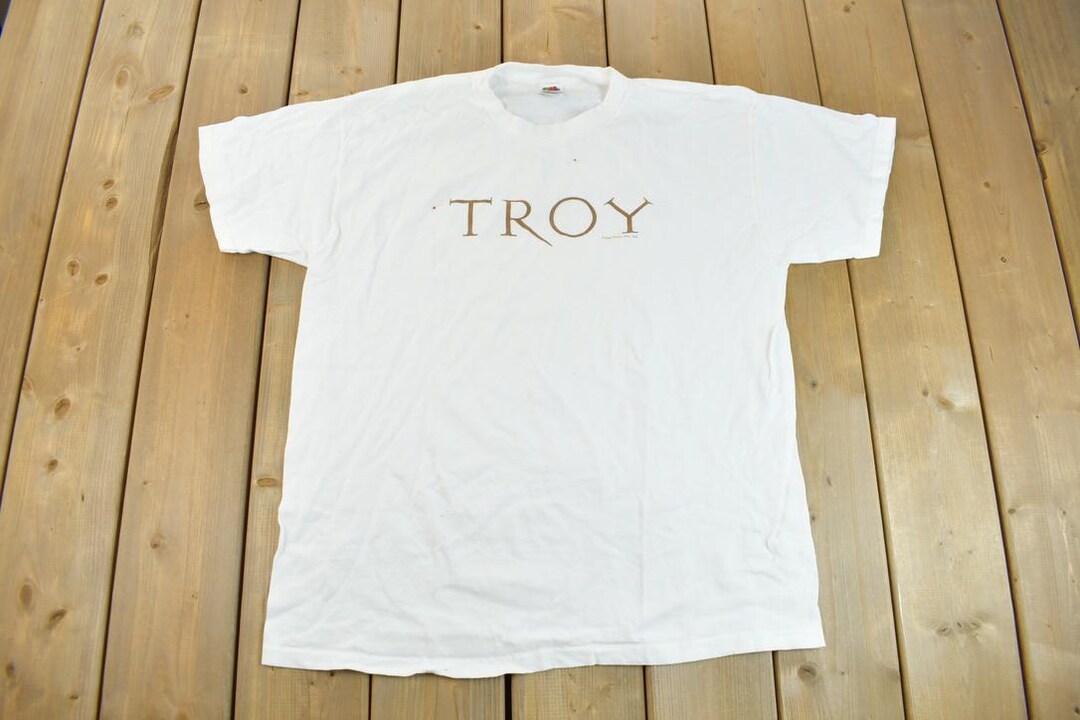 Vintage 2004 Troy Movie Promo T-shirt / Vintage Movie T Shirt / Movie ...