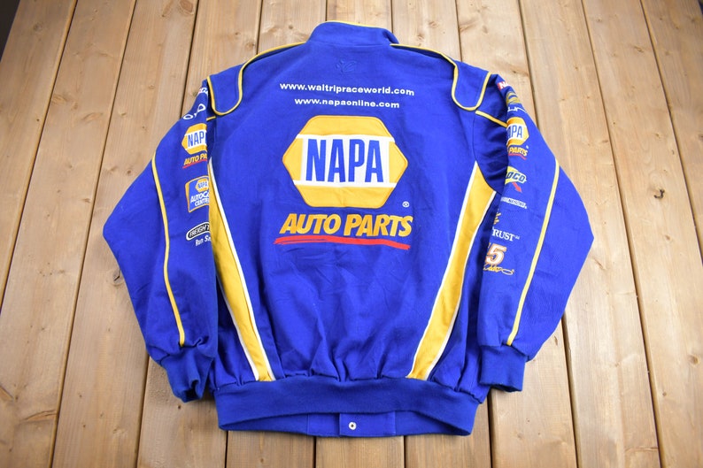 Vintage 1990s Chase Authentics Napa Auto Parts Nascar Racing Jacket ...