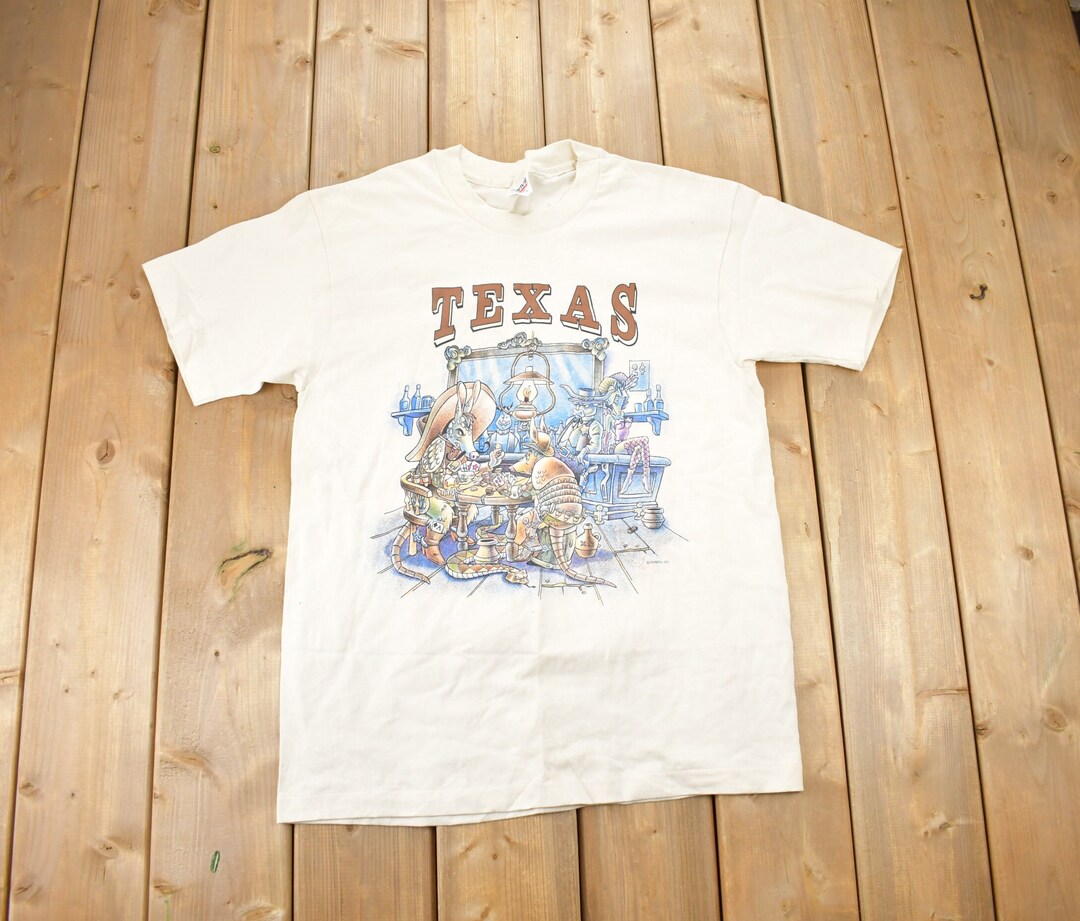 Vintage 1990s Texas Souvenir T Shirt / Streetwear / Made in USA ...