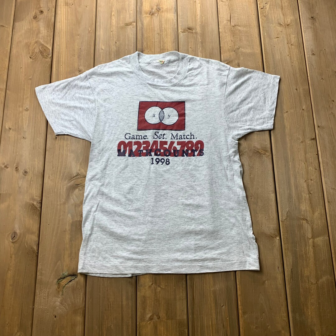 Vintage 1998 Mathcounts Competition T-shirt / Single Stitch / Made in ...
