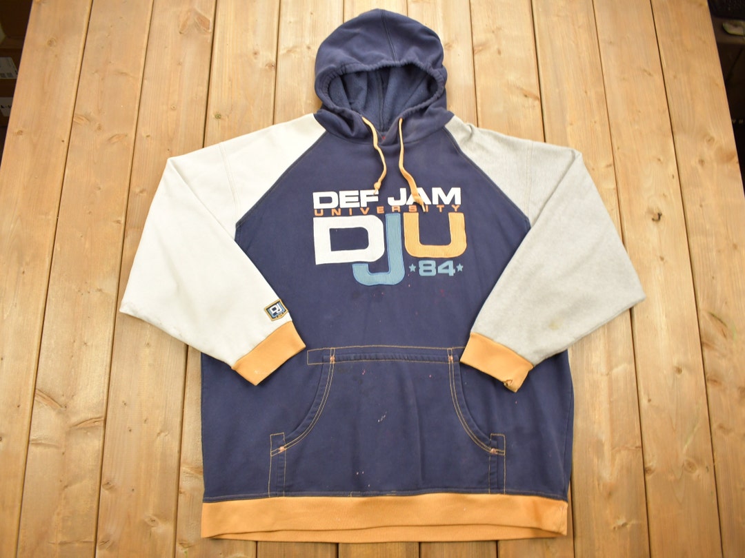 Vintage 1990's Def Jam Records University Hoodie / 90s Hoodie / Vintage ...