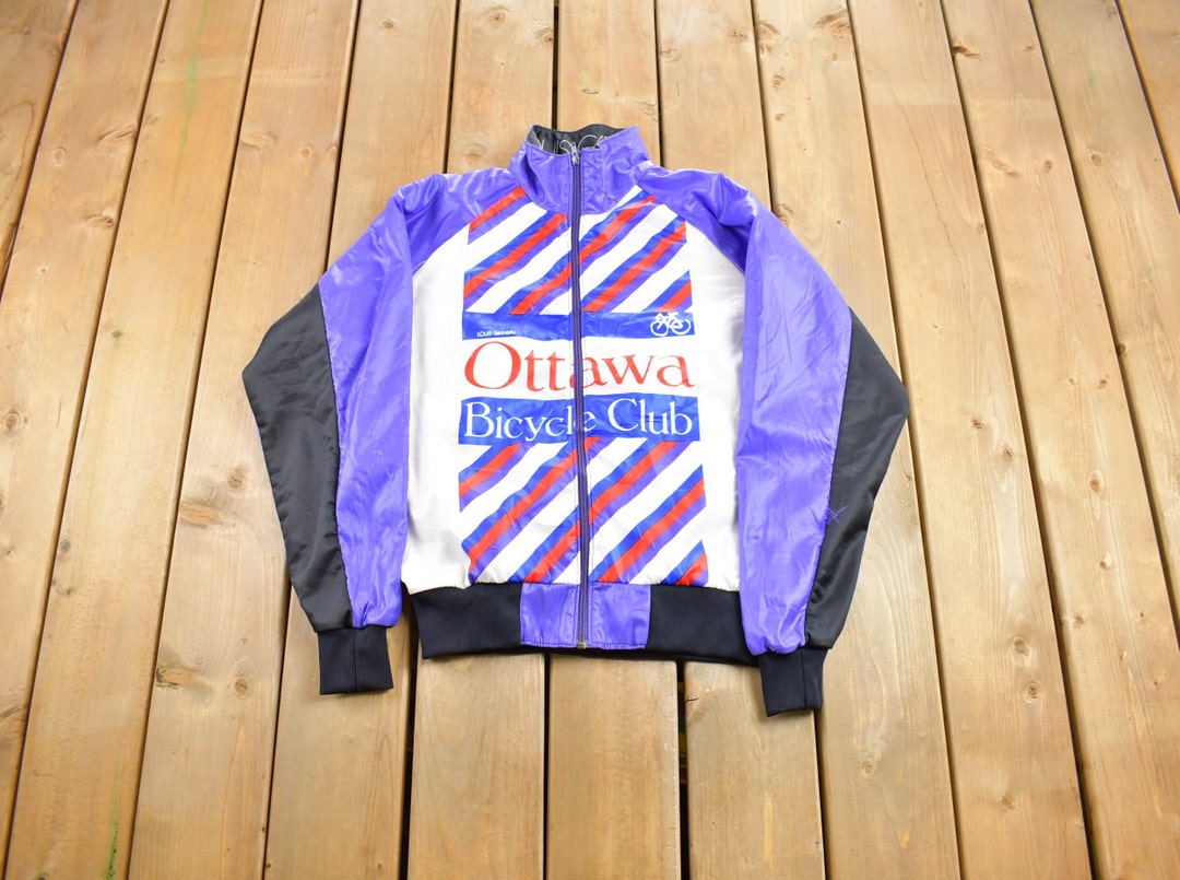 Vintage 1990s Louis Garner Ottawa Bicycle Windbreaker Jacket ...