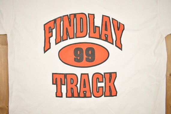 Vintage 1999 Findlay Track and Field Collegiate T-Shi… - Gem