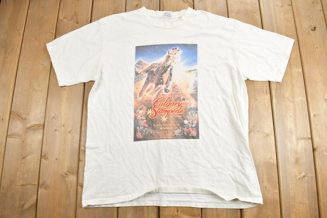Vintage 2000 Calgary Stampede Souvenir T Shirt / Streetwear / Made in ...