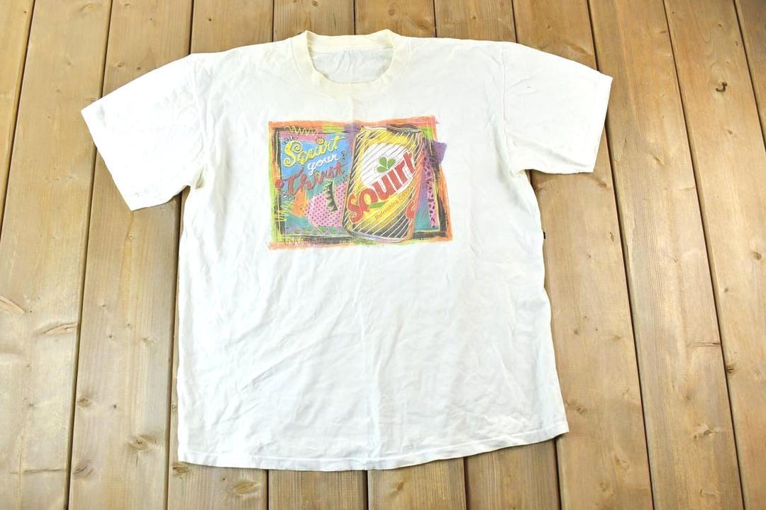 Vintage 1990s Squirt Cola Souvenir T-shirt / Vintage Streetwear ...