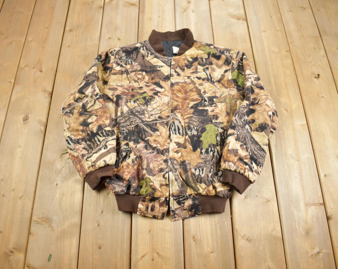 Vintage 1990s Ranger Forest Camouflage Zip up Jacket - Etsy