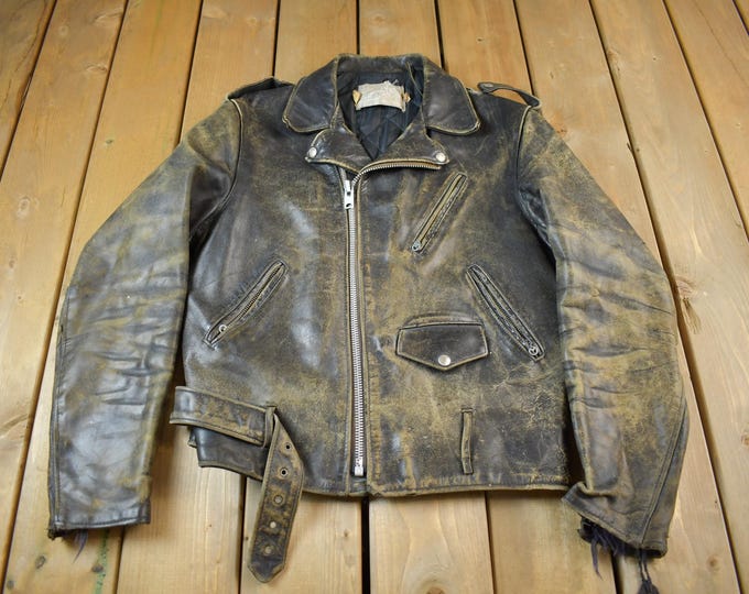 Vintage 1960s Schott Perfecto Motorcycle Leather Jacket / True Vintage ...