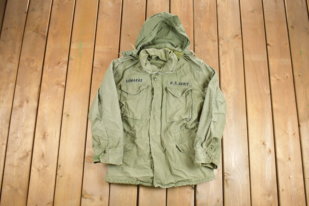 Vintage 1980s US Military Field Jacket / USMC / US Army / Militaria / U ...