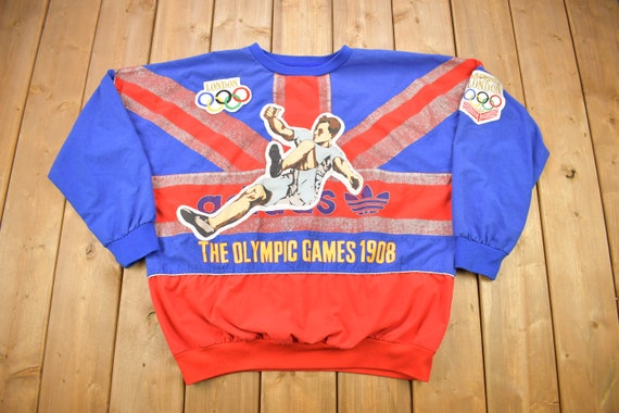 Vintage 1980s Adidas The Olympic Games London England… - Gem