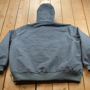 Vintage 1990s Carhartt Hooded Jacket / Workwear / Streetwear / Lined ...