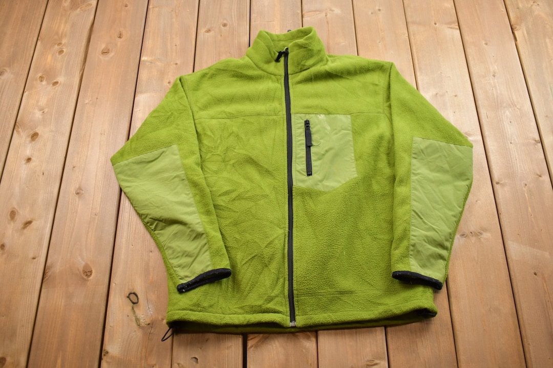 Vintage 1990s Duluth Green Fleece Sweater / Outdoorsman / 90s Sweater ...