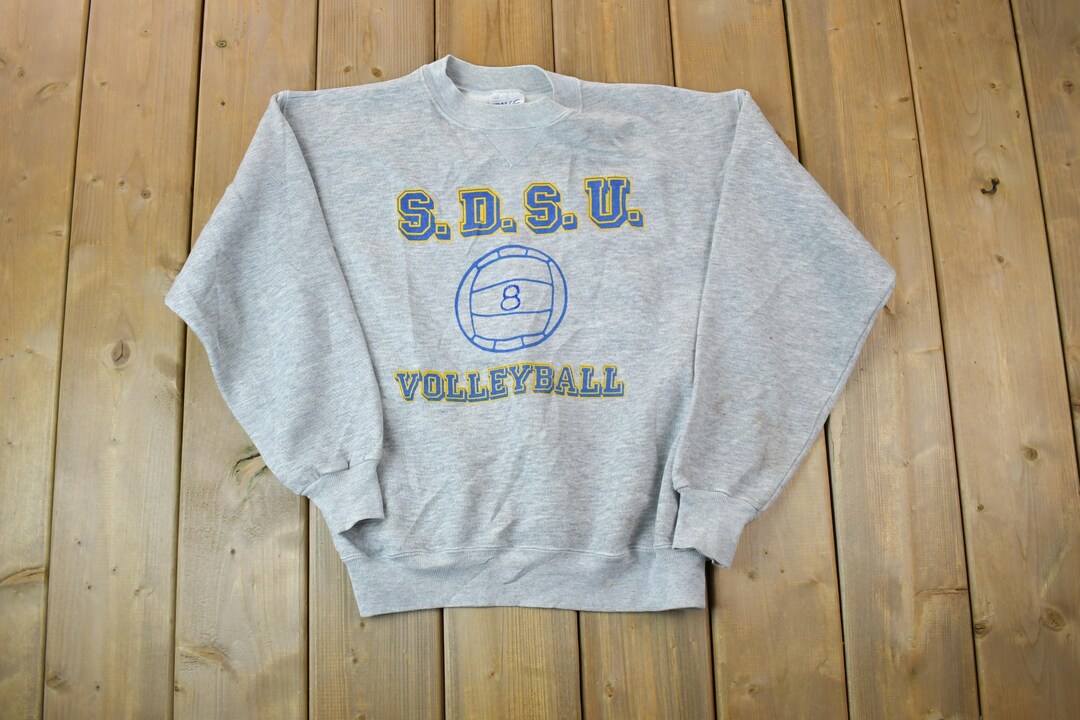 Vintage 1990s Bike SDSU Volleyball University Collegiate Crewneck ...