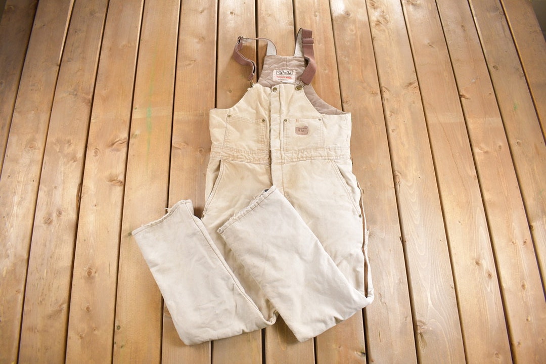 Vintage 1980s Walls Blizzard Pruf Lined Overalls / Insulated / Utility ...