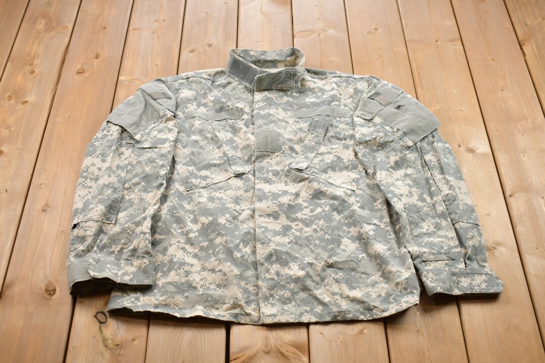 Vintage Military Digital Camo Button up Shirt/ Army / Militaria ...