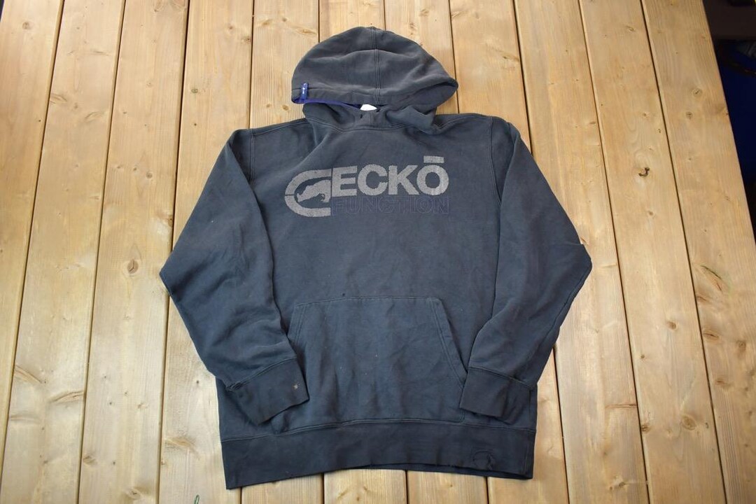 Vintage 1990s Marc Ecko Function Graphic Hoodie / 90s Hoodie / Vintage Sweater / Color Block ...