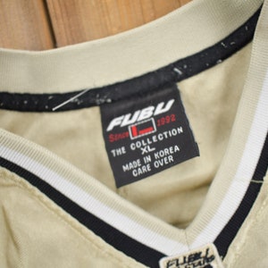 Vintage 1990s FUBU Football Jersey Size XL / Sportswear / 90s Fubu / Streetwear / Embroidered ...