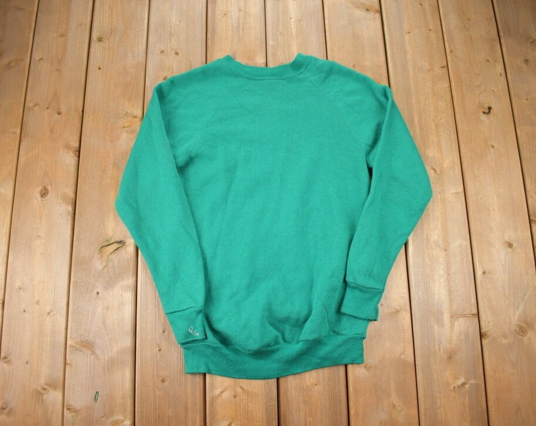 Vintage 1990s Ultra Fleece 120 Plain Crewneck Sweatshirt / 90s Crewneck ...