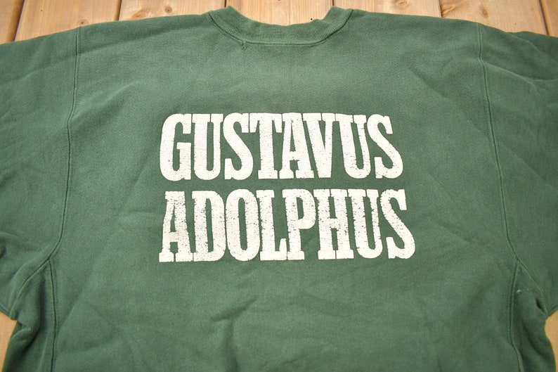 Vintage 1990s Gustavus Adolphus College Champion Reverse Weave ...