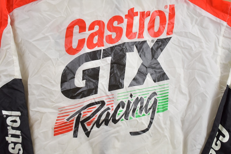 Vintage 1990s Castrol GTX Racing Windbreaker Jacket / Light - Etsy