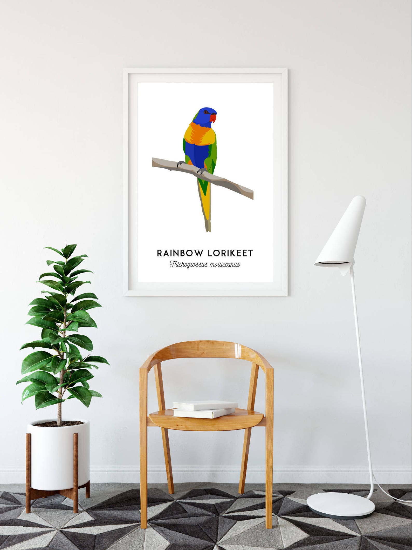 Rainbow Lorikeet Print, Printable Bird Print, Animal Print, Australian ...
