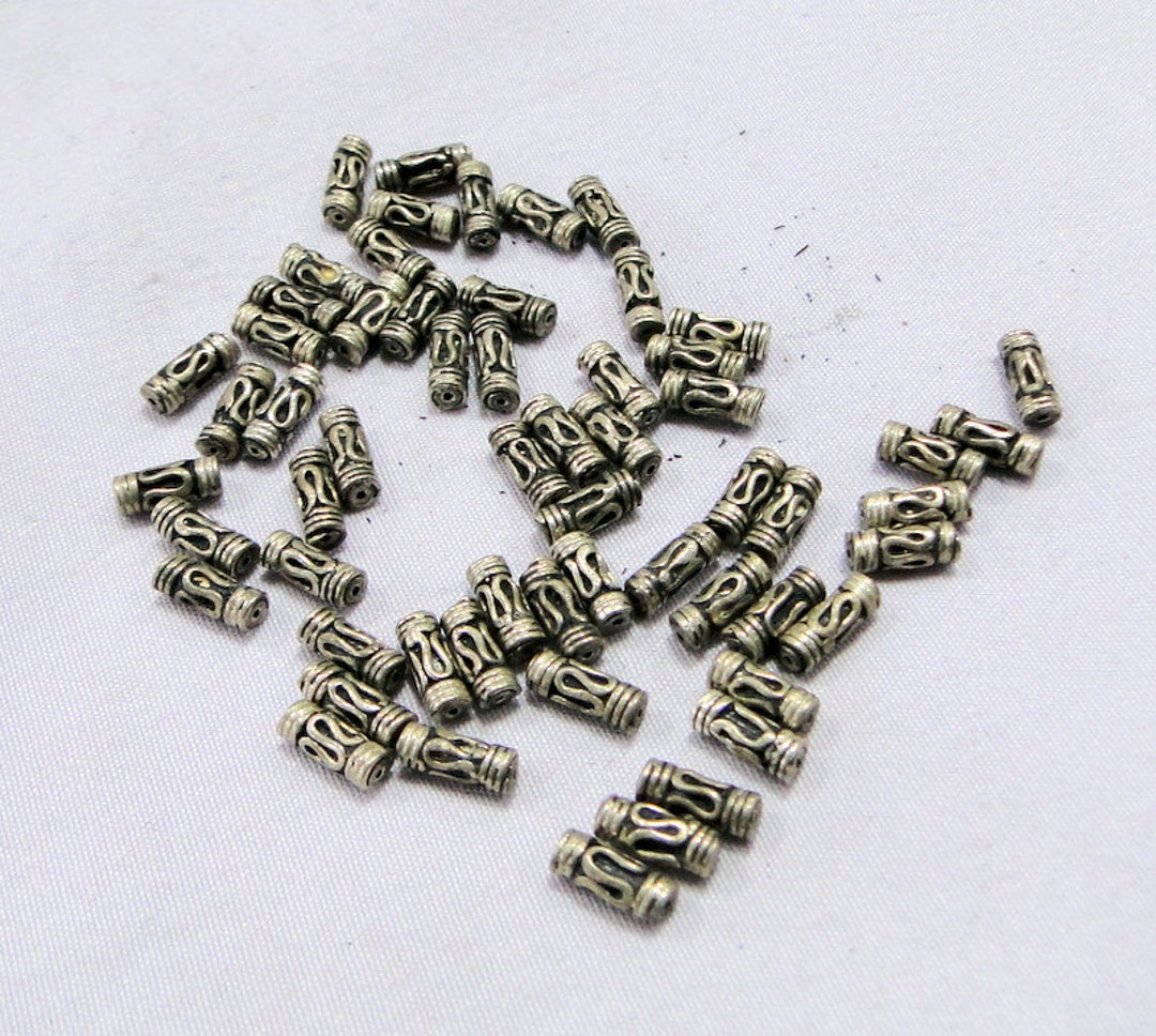 925 Sterling Silver 100pcs Loose Beads Jewelry Making Accessories - Etsy