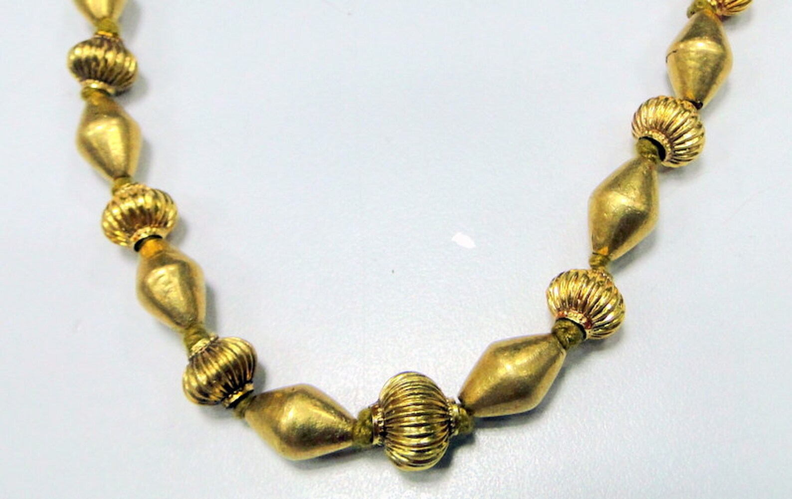 Pure 22k Solid Yellow Gold Chain Necklace for Men Women Anniversary ...