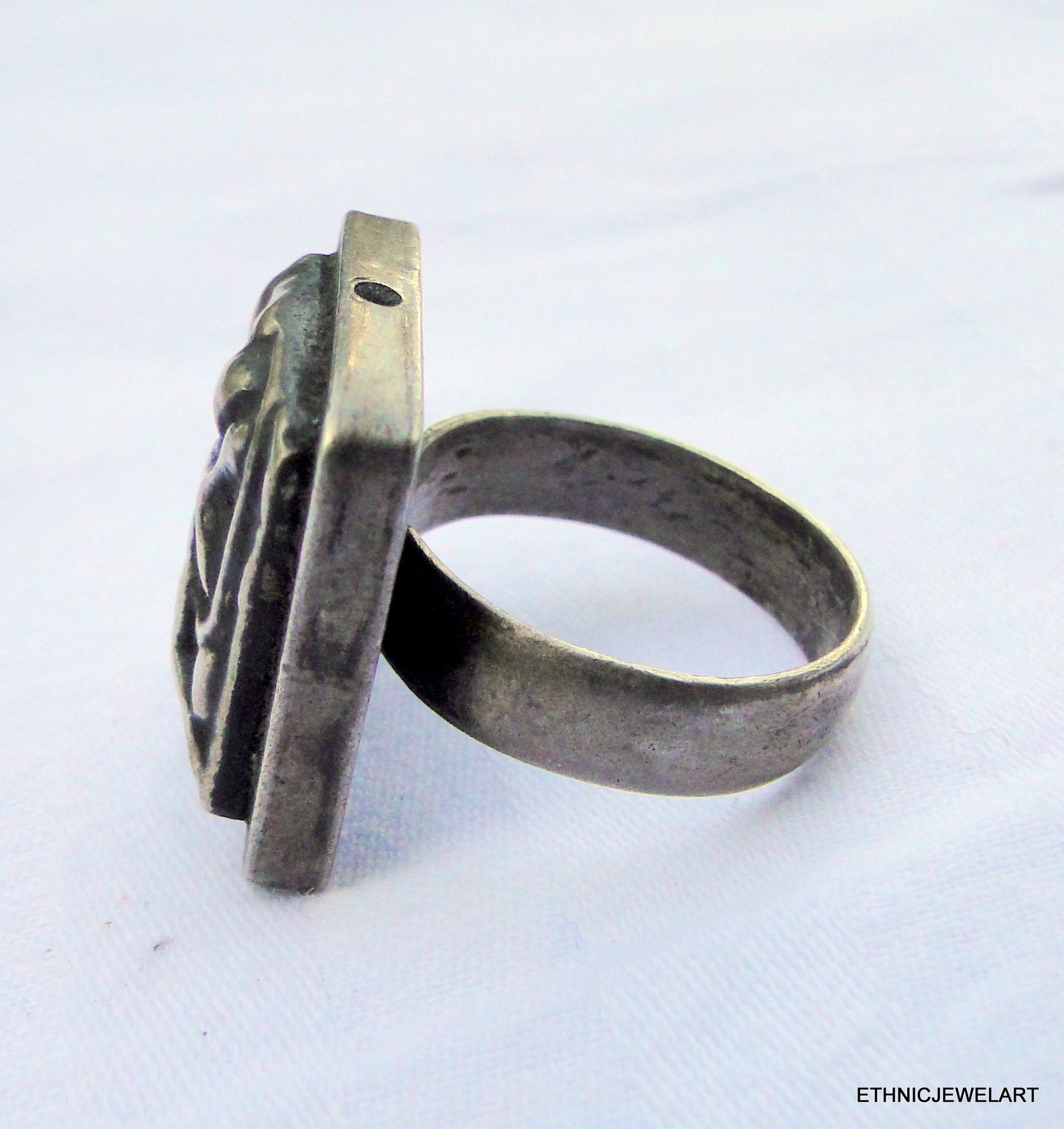 Vintage Antique Ethnic Tribal Old Silver Lord Hanuman Ring | Etsy