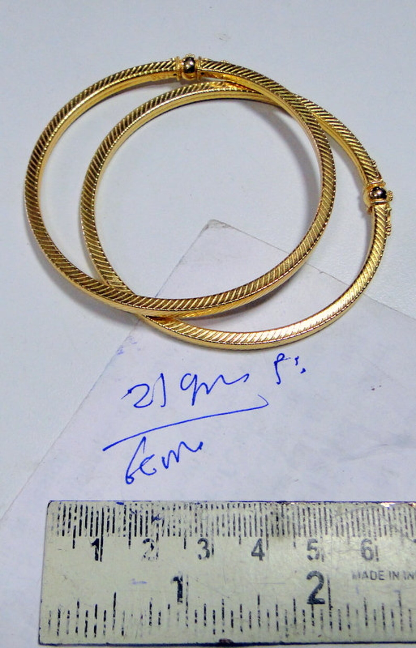 Open Bangle 22k Gold Bangle Artisan Texture Floral Gold Pattern ...