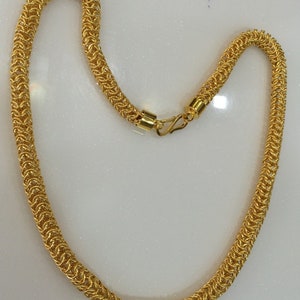 Gold Chain 22K Gold Link Chain Fine Jewelry - Etsy